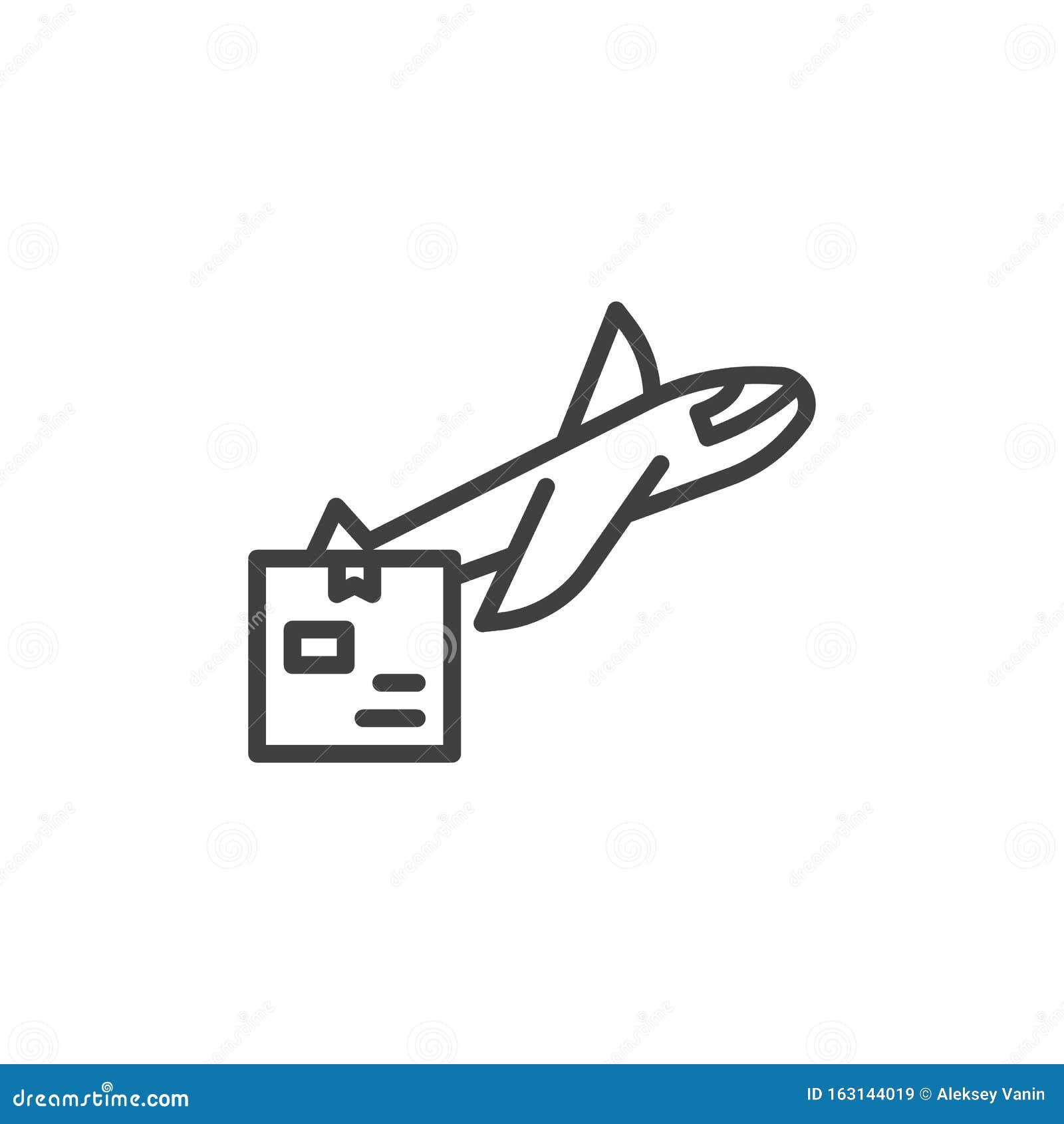 Fast Freight Transportation Line Icon Stock Vector - Illustration of ...