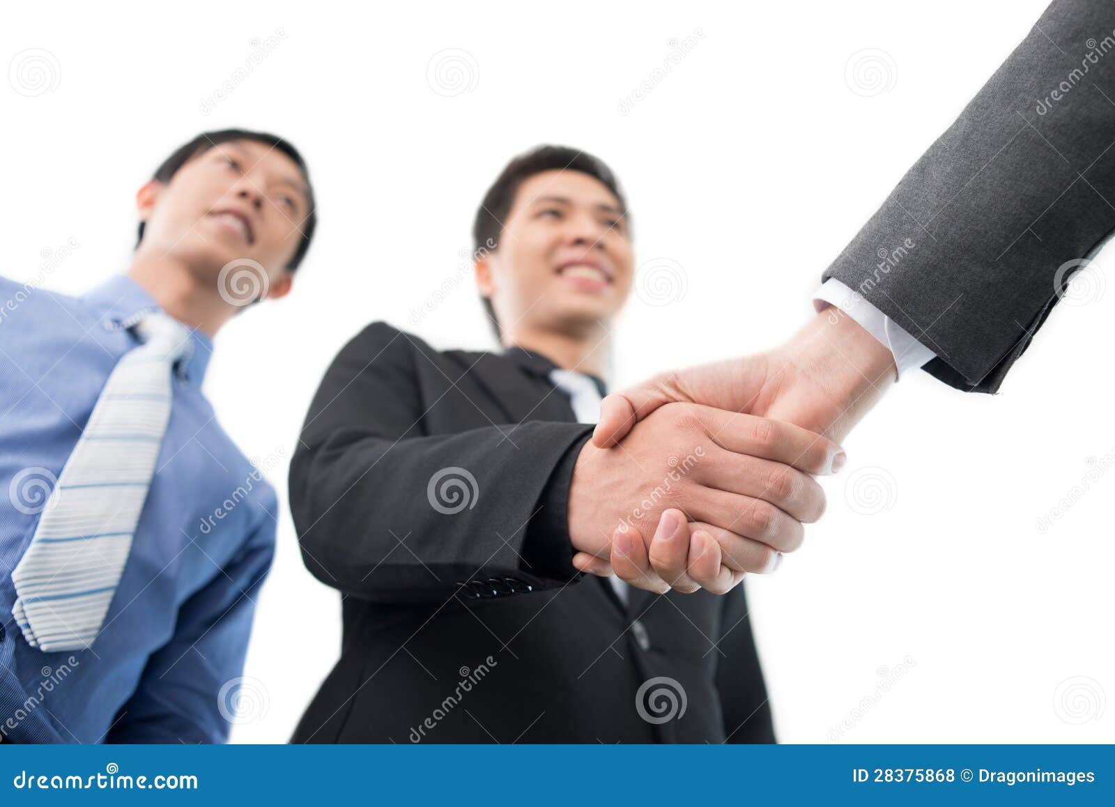 Fast handskakning arkivfoto. Bild av företags, stängning - 28375868