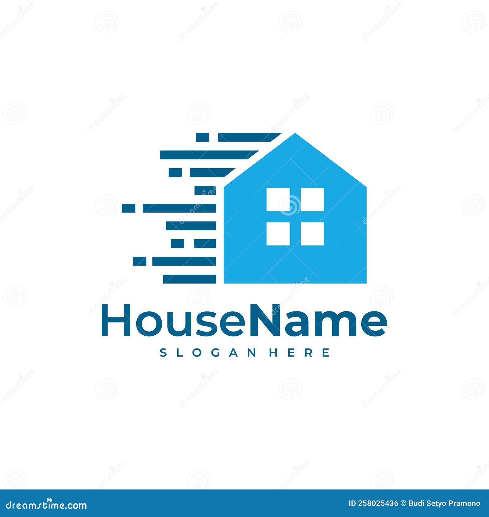 Fast House Logo Designs Concept Vector. Tech Home Logo Template Stock ...