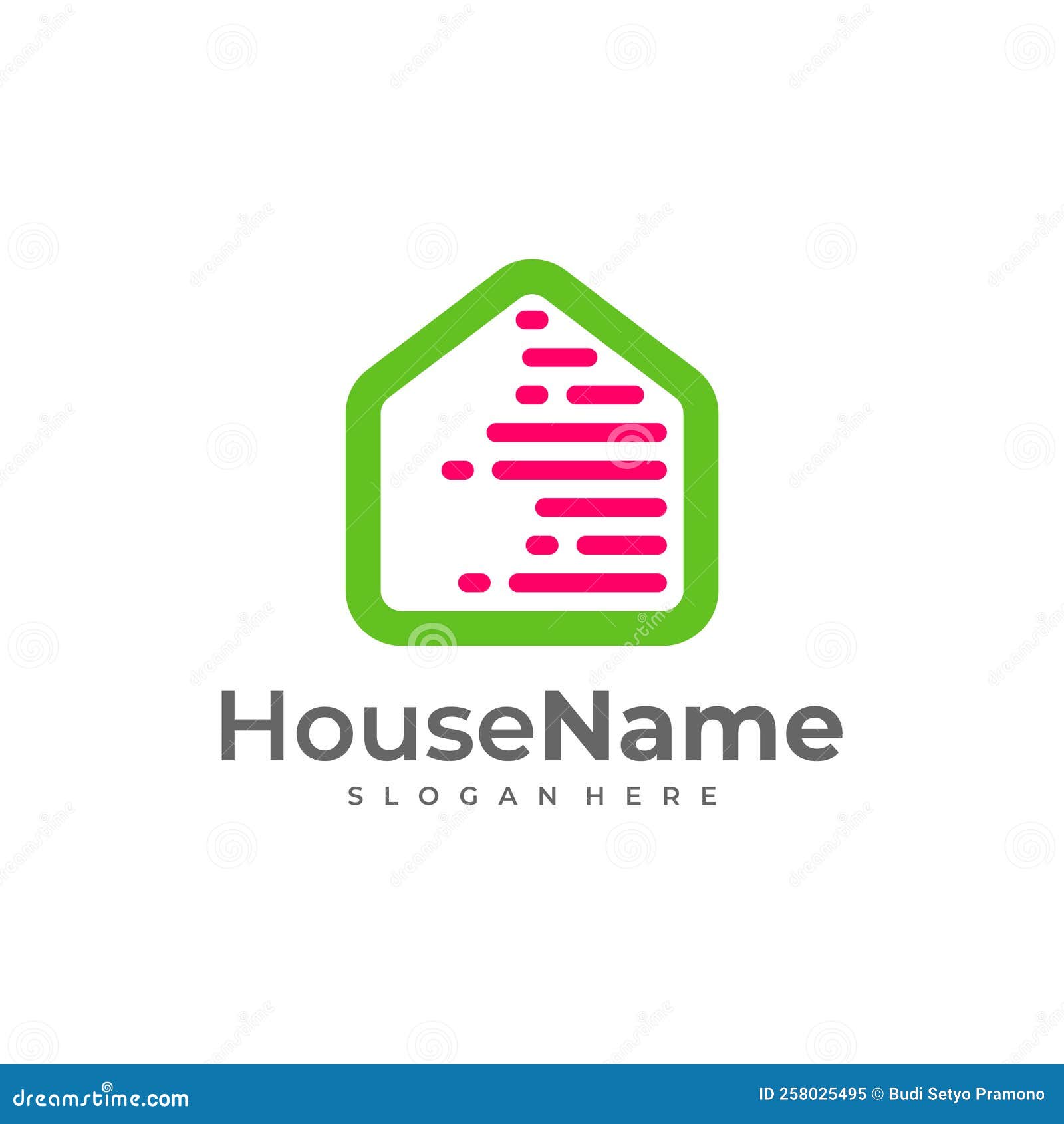 Fast House Logo Designs Concept Vector. Tech Home Logo Template Stock ...