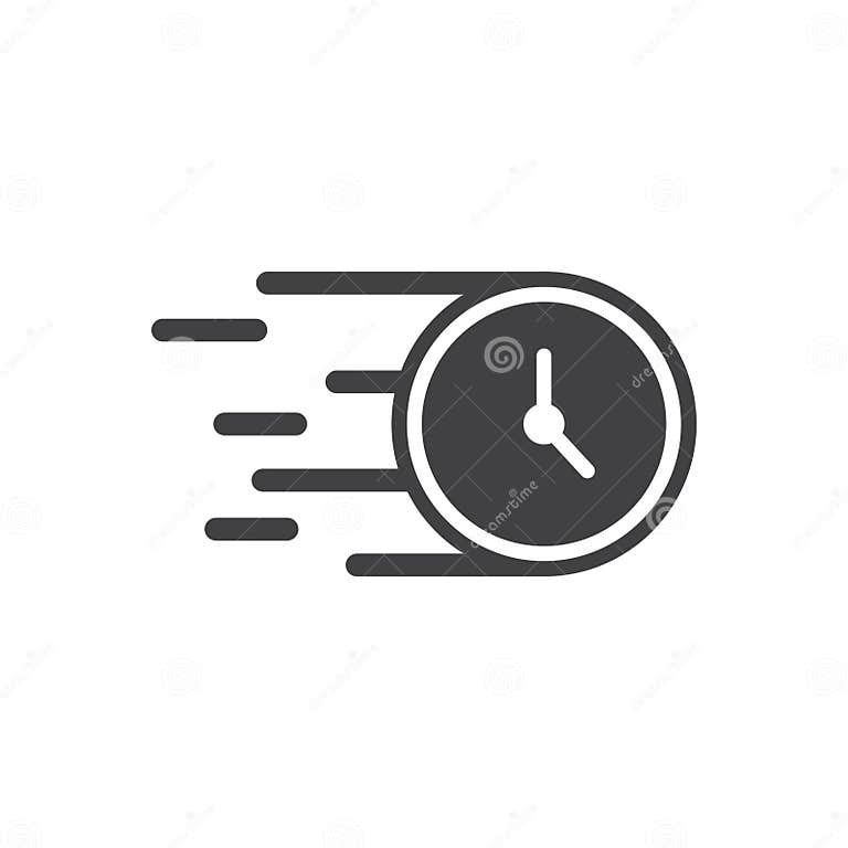 Fast icon vector stock vector. Illustration of fast - 308004347