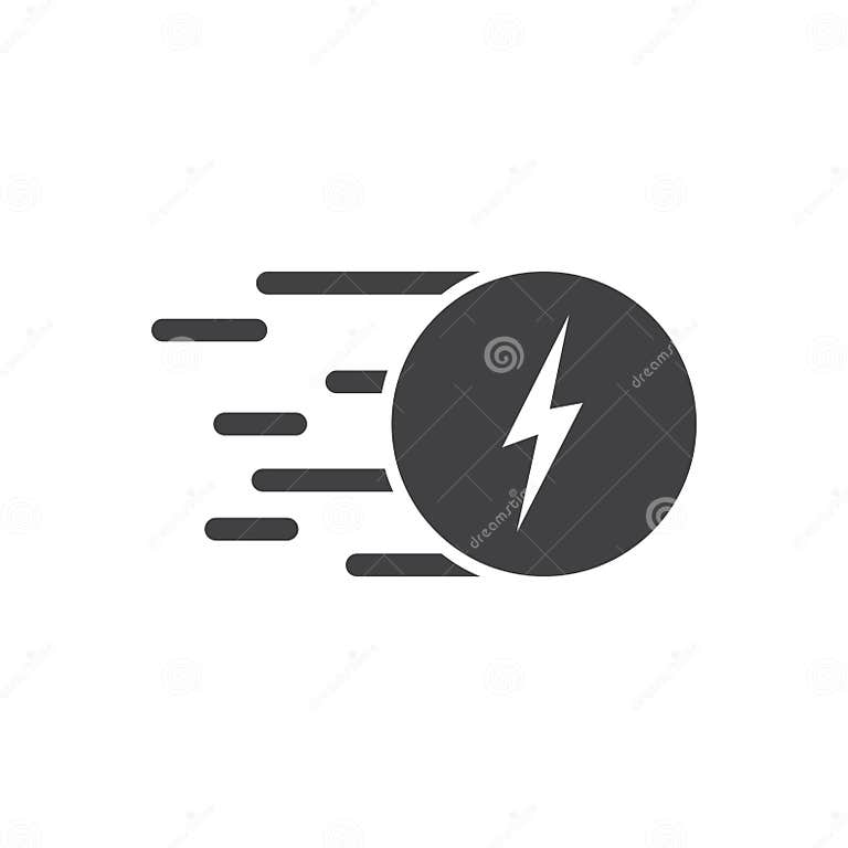 Fast icon vector stock vector. Illustration of delay - 308004485
