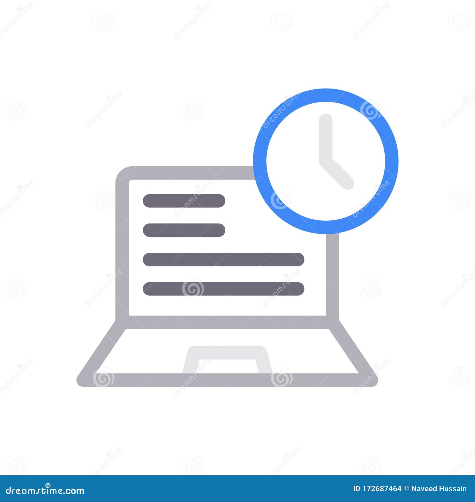 Fast Vector Color Line Icon Stock Vector - Illustration of ordering ...