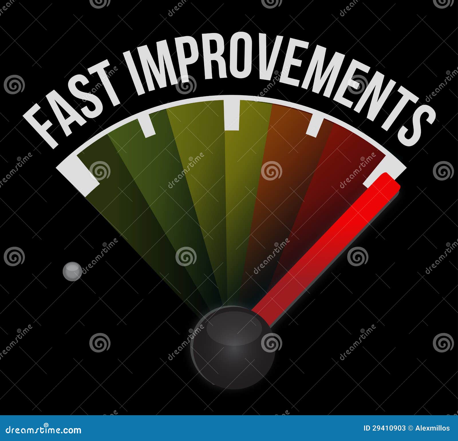 Fast Improvement Speedometer Stock Illustration - Illustration of ...