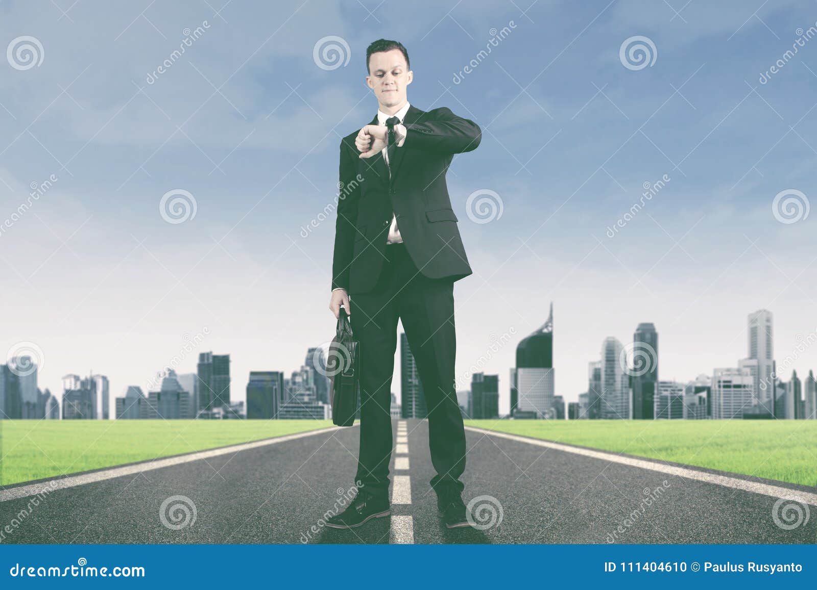 Fast Internet with Businessman Flying with a Computer Mouse Stock Photo ...