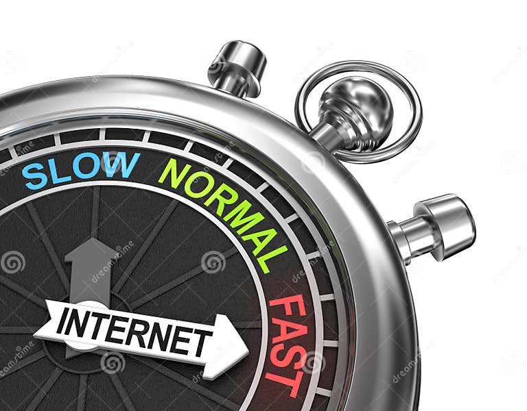 Fast internet concept stock illustration. Illustration of communication ...