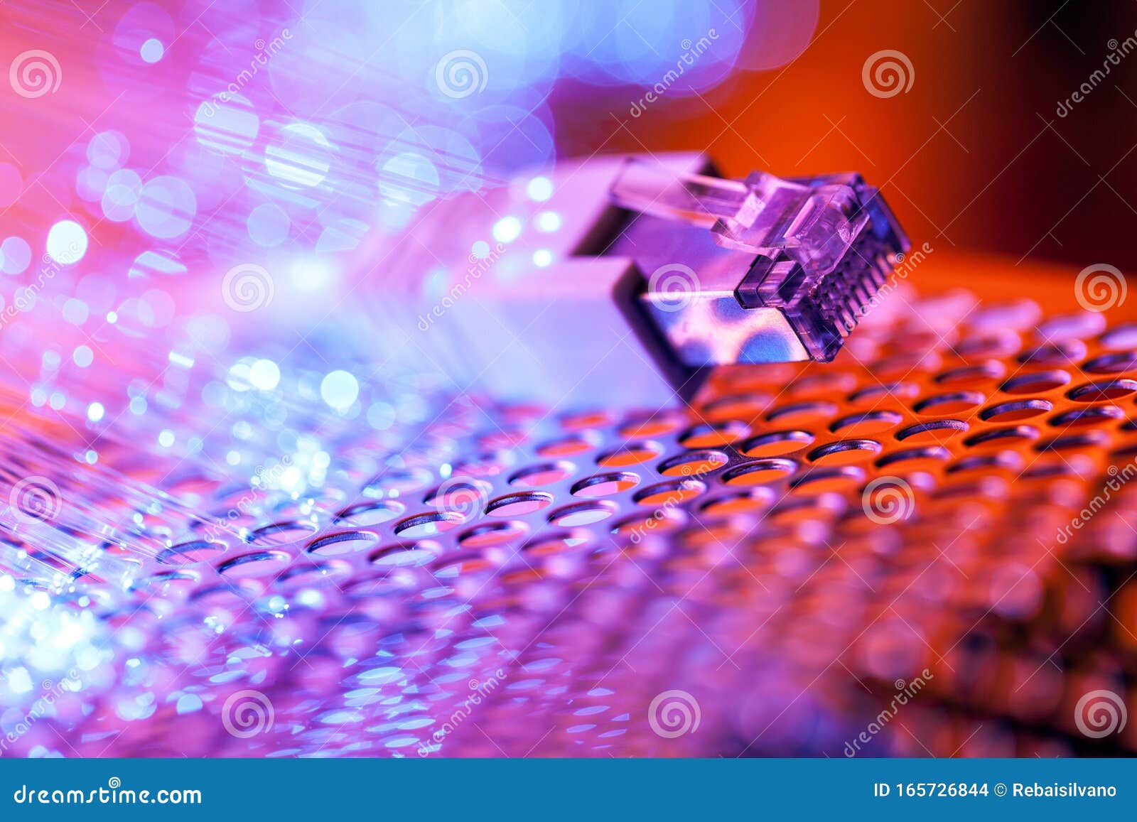 Fast Internet - Optic Fiber Stock Photo - Image of close, fibers: 165726844
