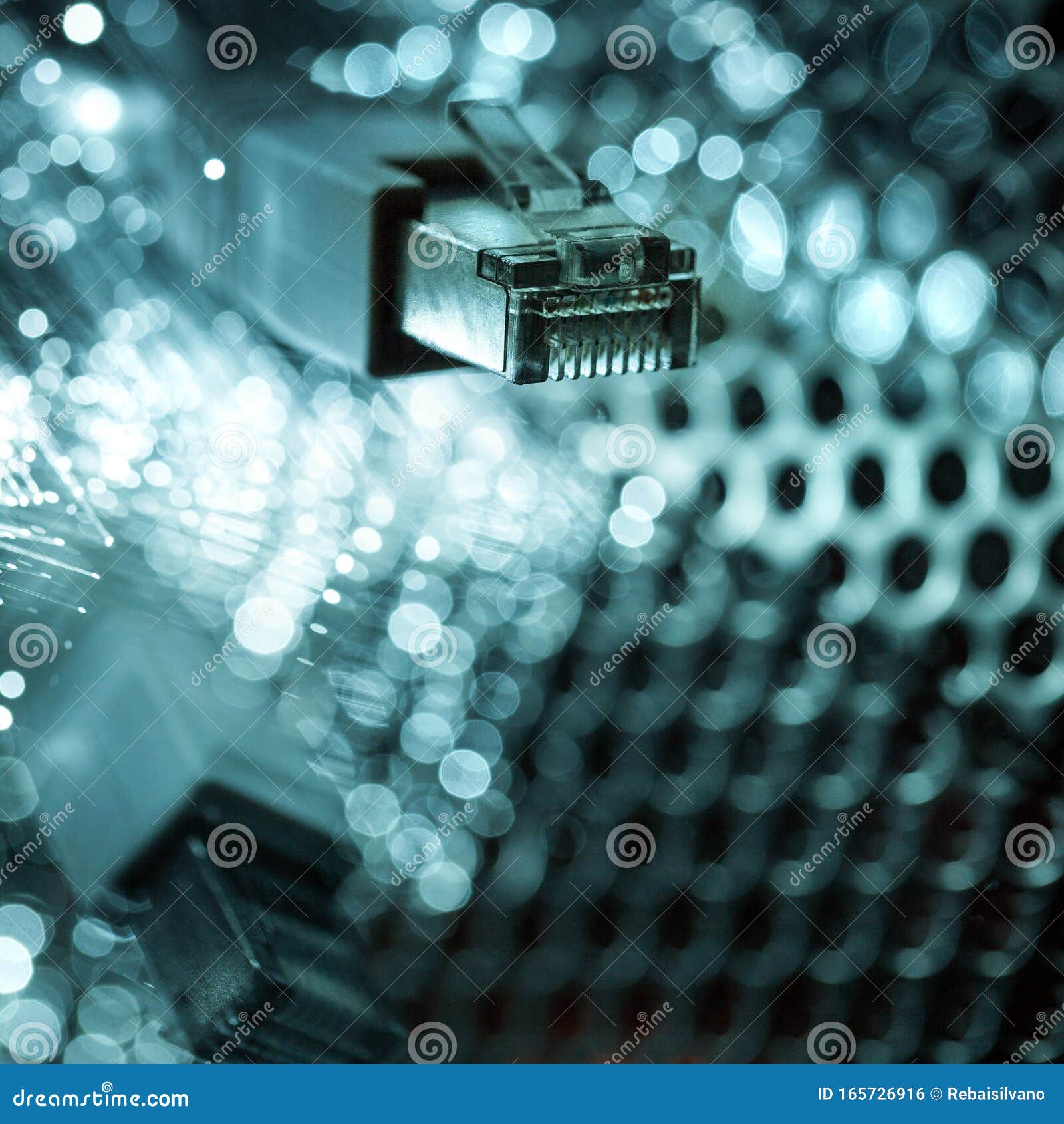 Fast Internet - Optic Fiber Stock Photo - Image of fibers, ethernet ...