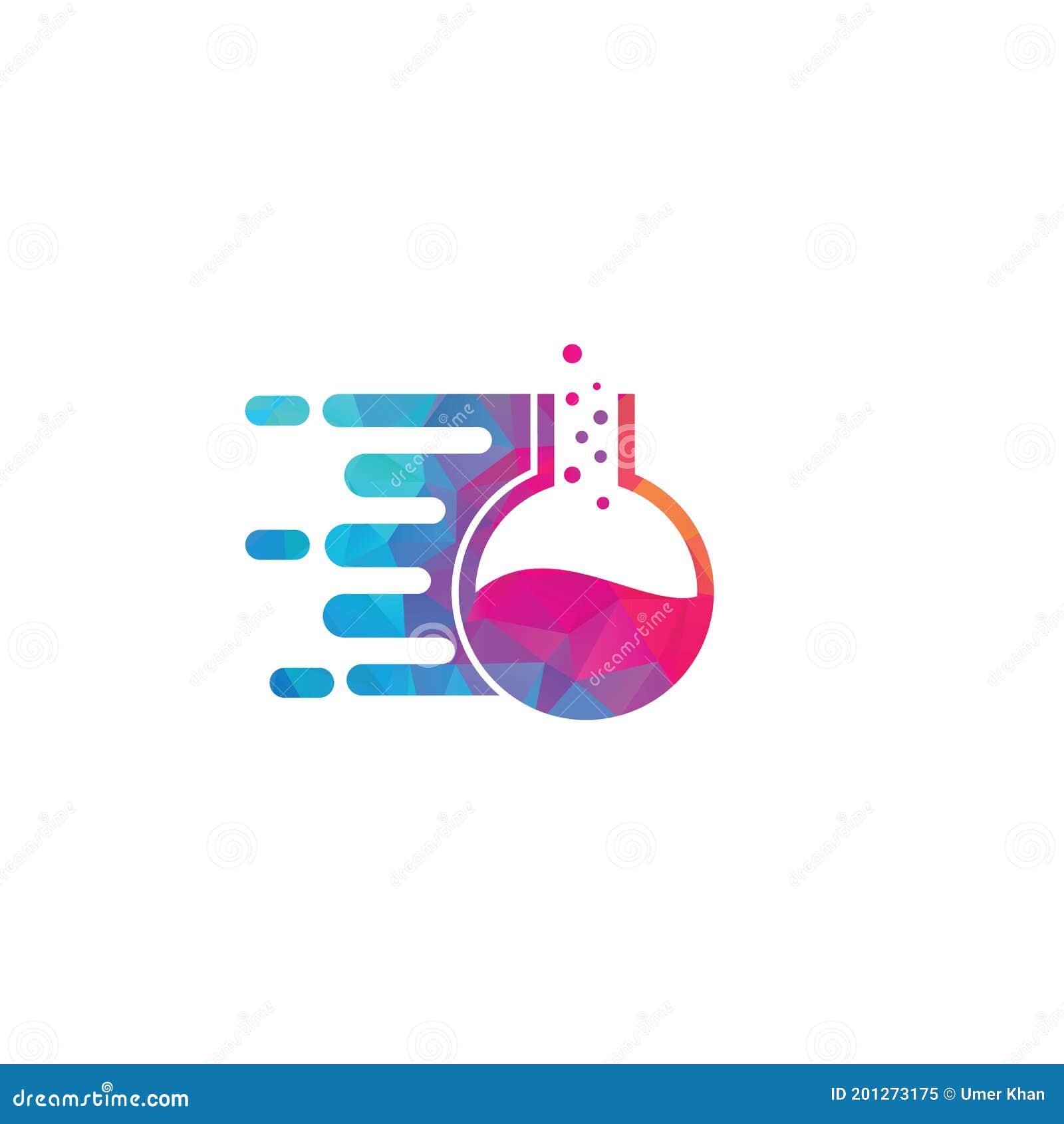 Fast Lab Logo Template Design . Stock Vector - Illustration of medical ...