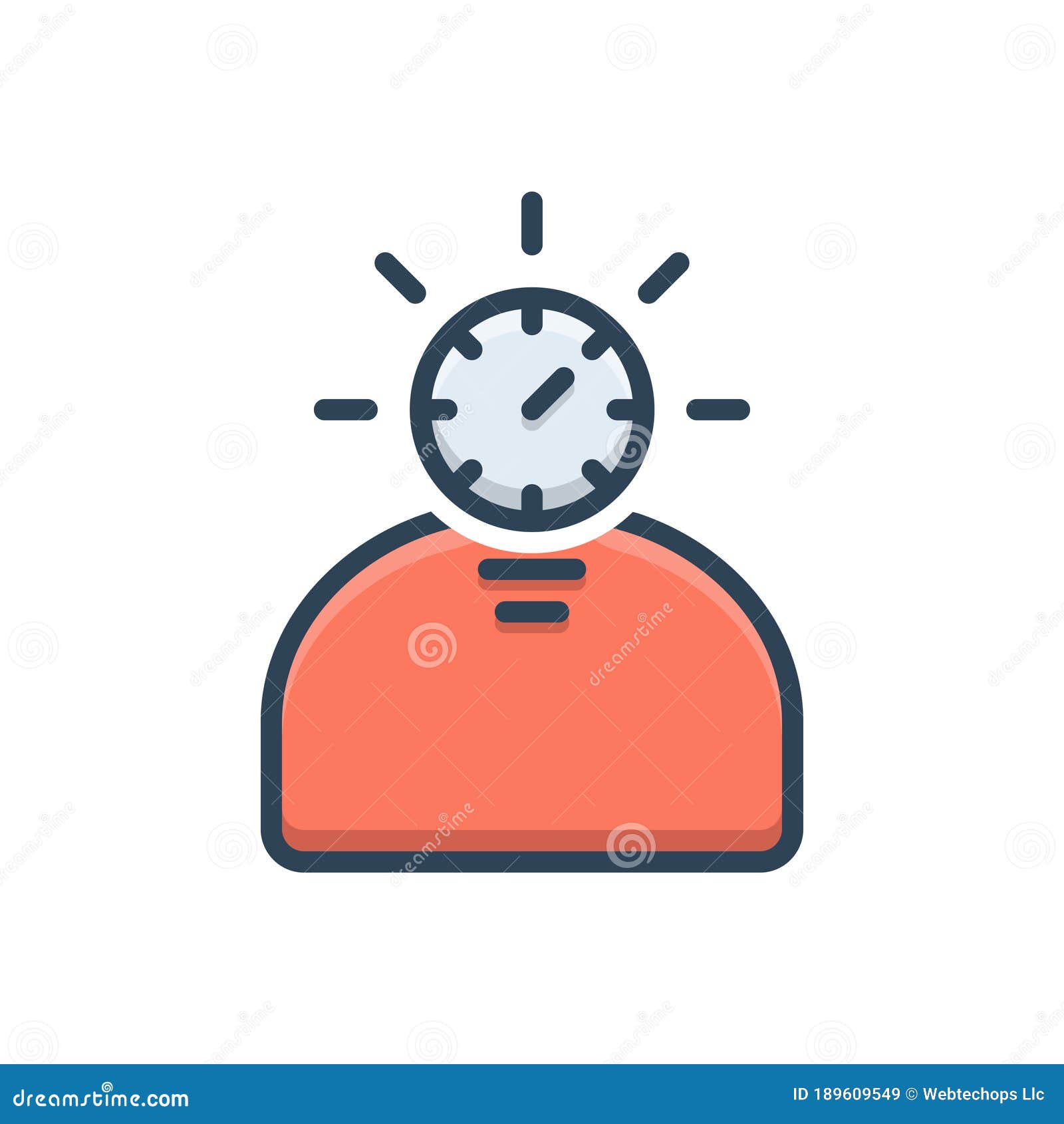 Color Illustration Icon for Fast Learner, Astute and Keen Stock ...