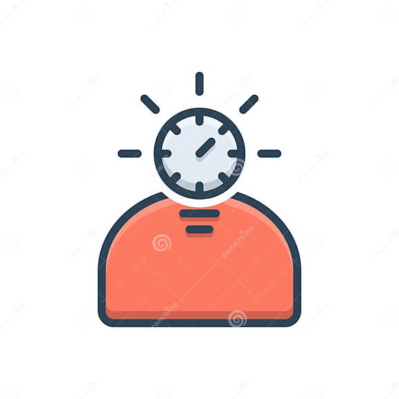 Color Illustration Icon for Fast Learner, Astute and Keen Stock ...