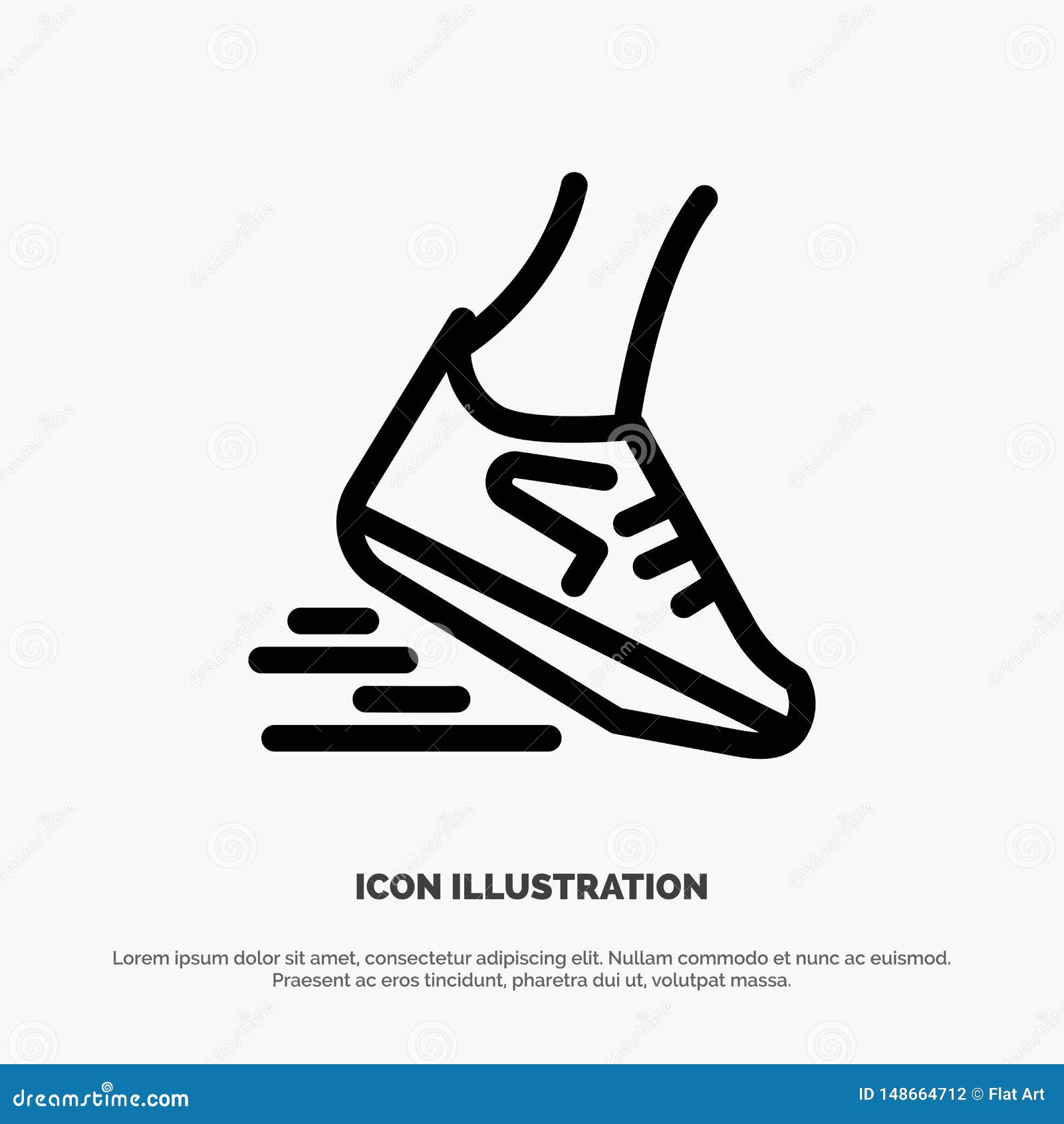 Fast, Leg, Run, Runner, Running Line Icon Vector Stock Vector ...