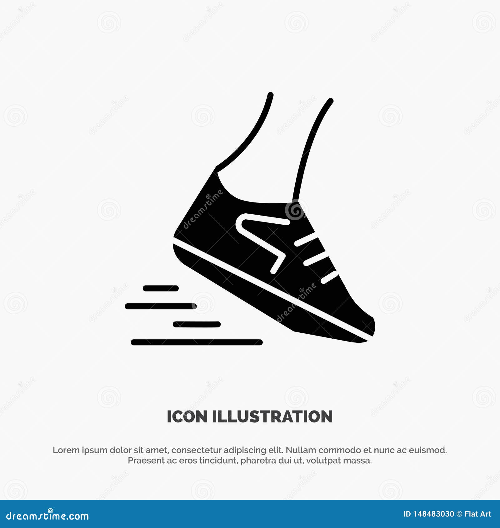 Fast, Leg, Run, Runner, Running Solid Glyph Icon Vector Stock Vector ...