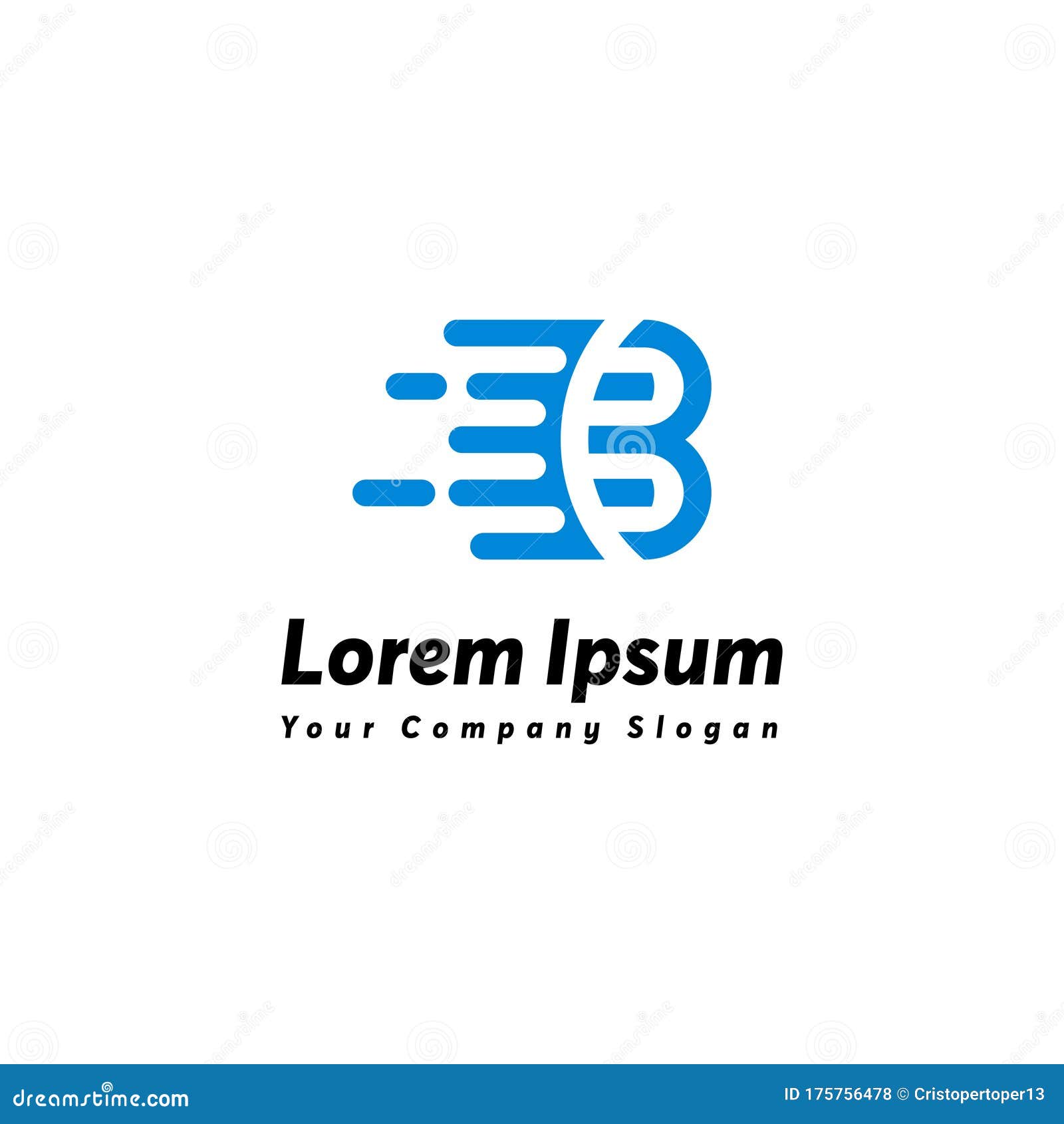 Fast Letter B Logo Icon Design Vector Stock Vector - Illustration of ...