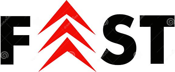 Fast Logo stock vector. Illustration of energy, technology - 89793916