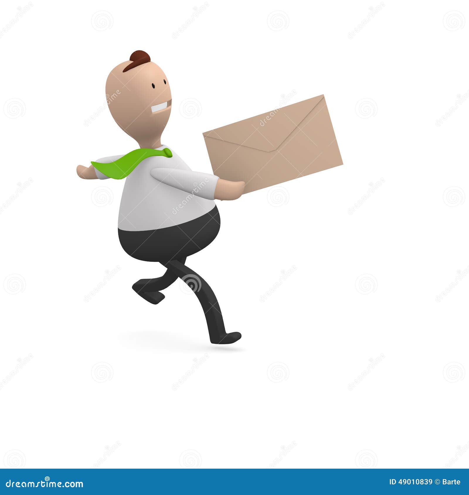 Fast message stock illustration. Illustration of suit - 49010839