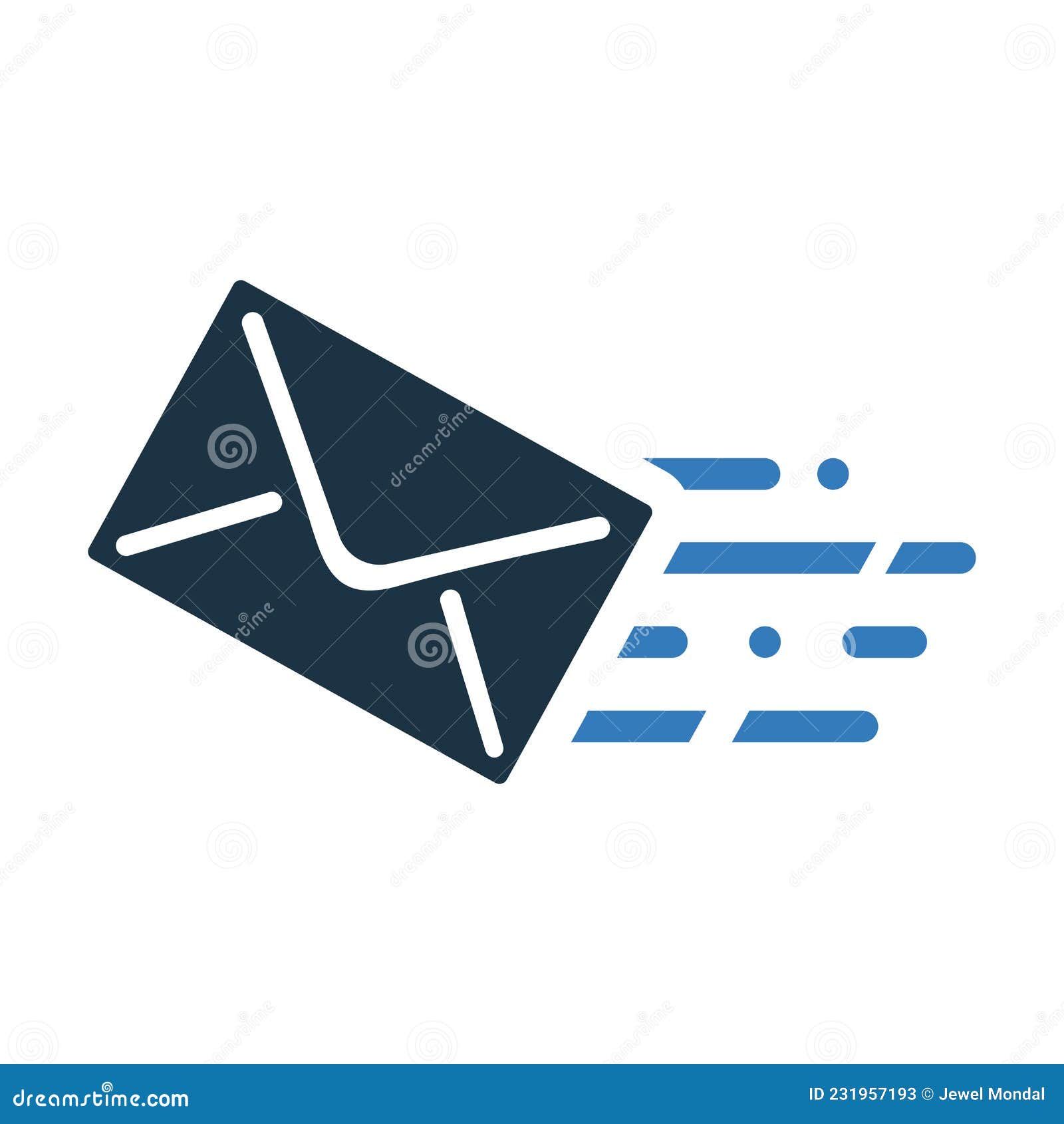 Fast, Message, Email Icon. Editable Vector Graphics Stock Vector ...