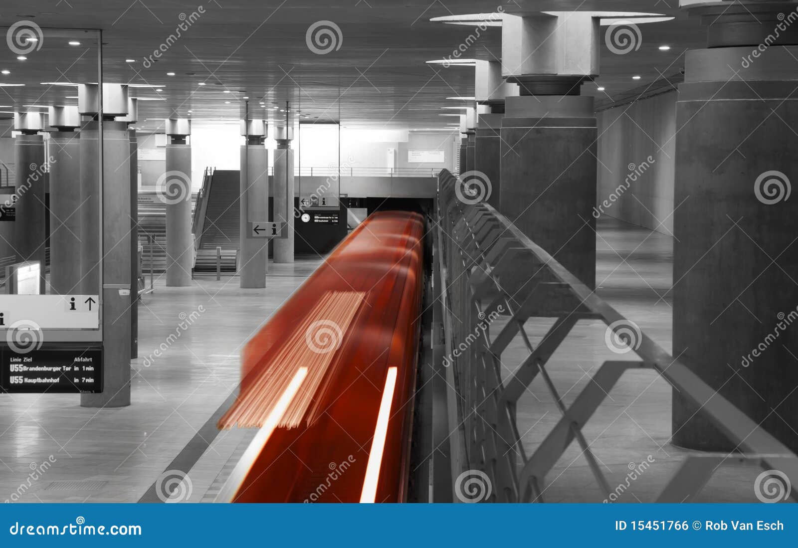 Fast metro train Berlin stock photo. Image of modern - 15451766