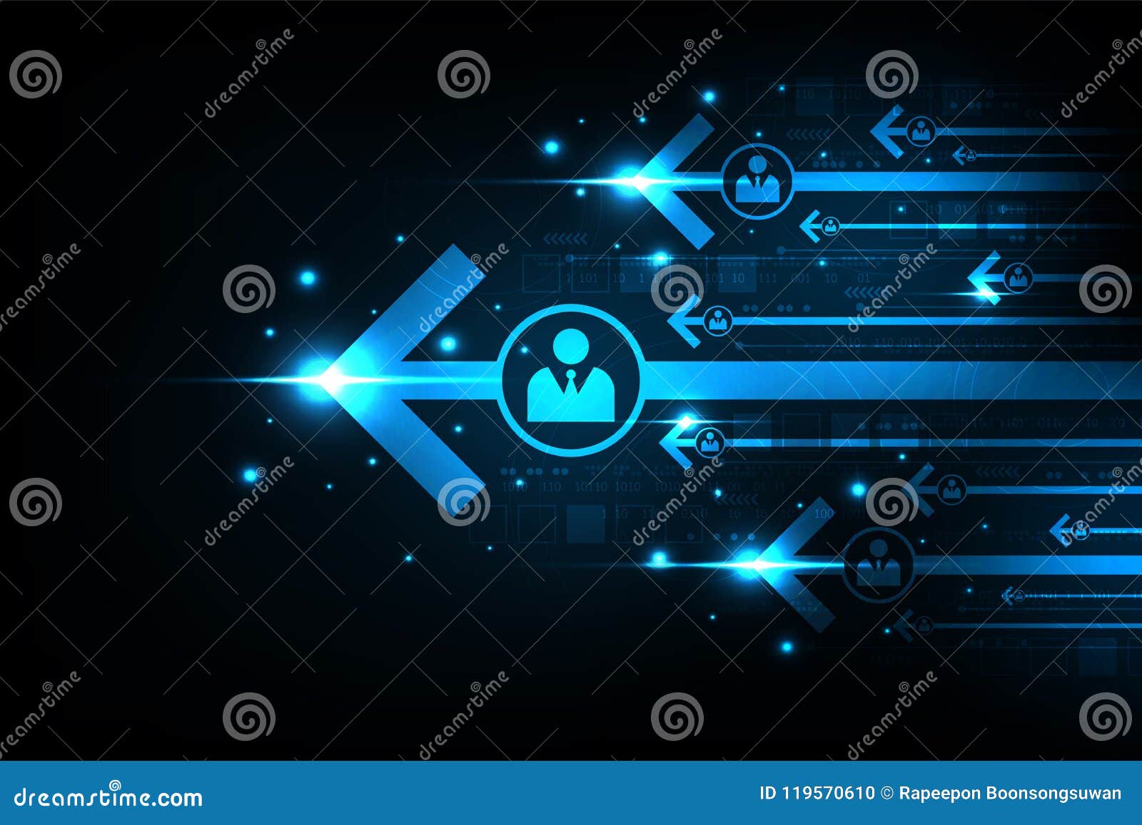 Fast and Modern Internet Communication System. Stock Vector ...