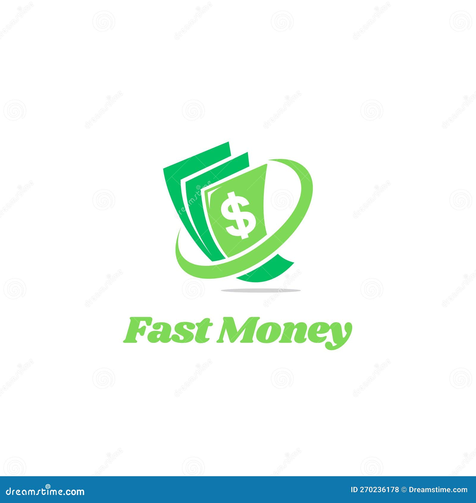 Fast money stock illustration. Illustration of number - 270236178