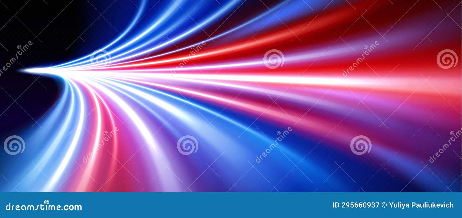Fast Motion Light Effect on Black Background Stock Illustration ...