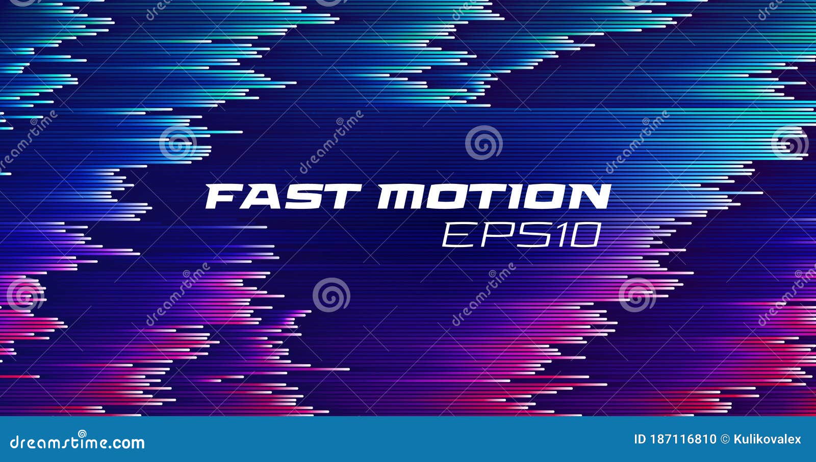 Fast Motion Vector Background. Line Move Gradient. Dynamic Data ...