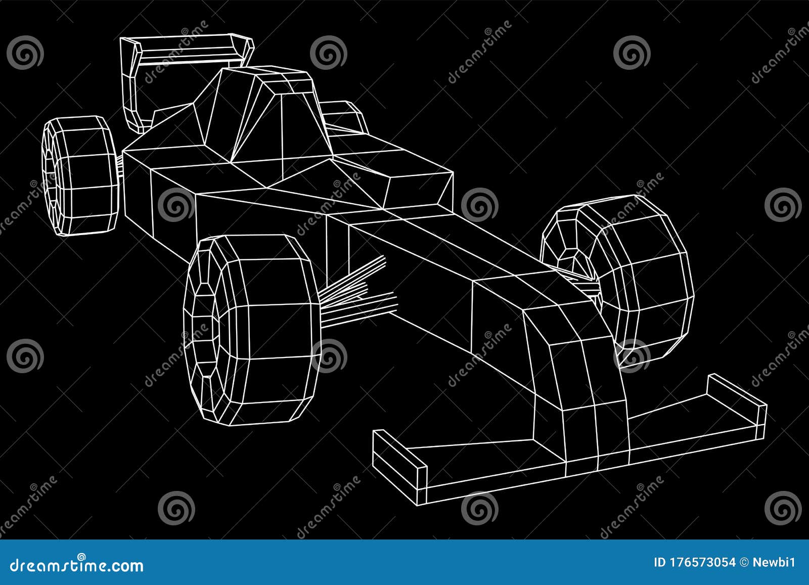 Fast Motor Sport Racing Car Speed Concept Stock Vector - Illustration ...