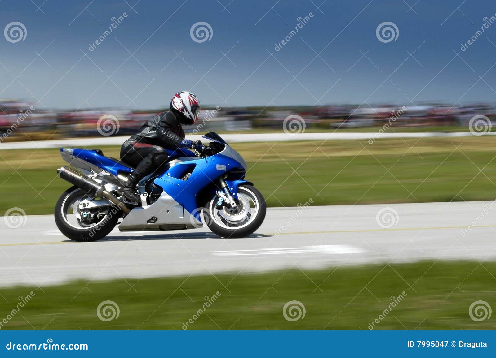 Fast motorbike on race stock image. Image of wheel, racing - 7995047