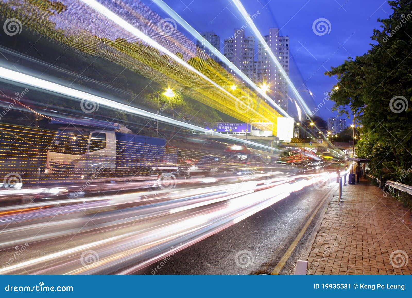 Fast moving stock image. Image of illuminated, modern - 19935581