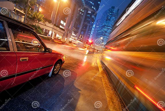 Fast moving bus stock photo. Image of outdoors, express - 11893188