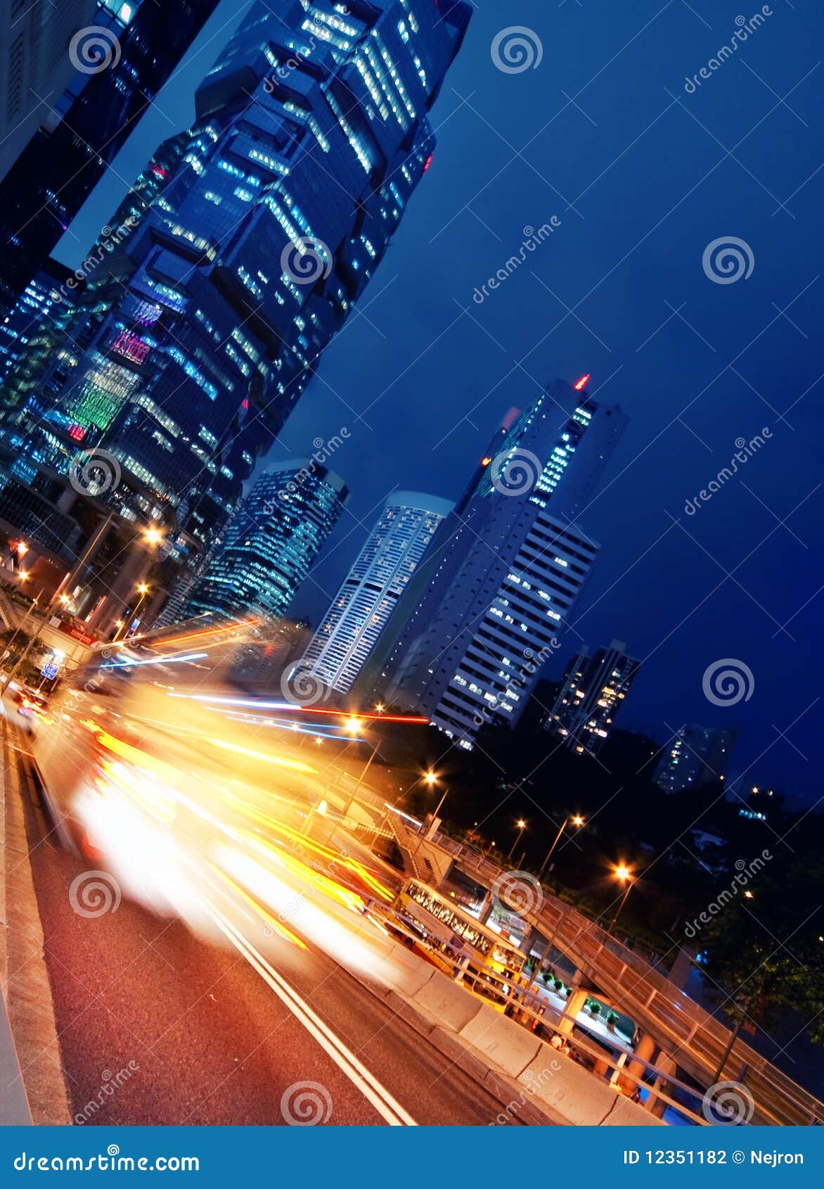 Fast moving bus stock photo. Image of dark, motion, blurred - 12351182