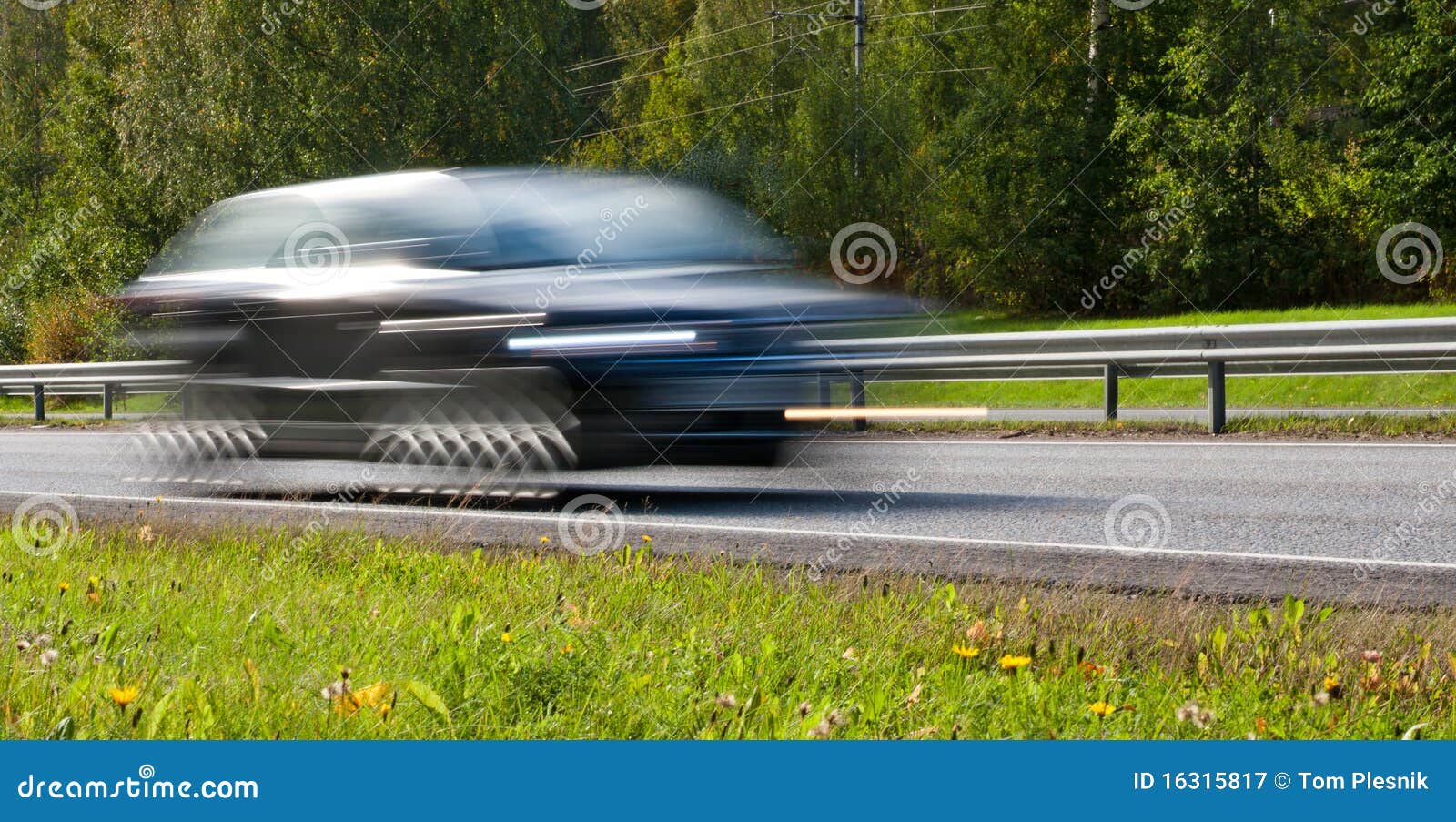 Fast moving car stock image. Image of movement, line - 16315817