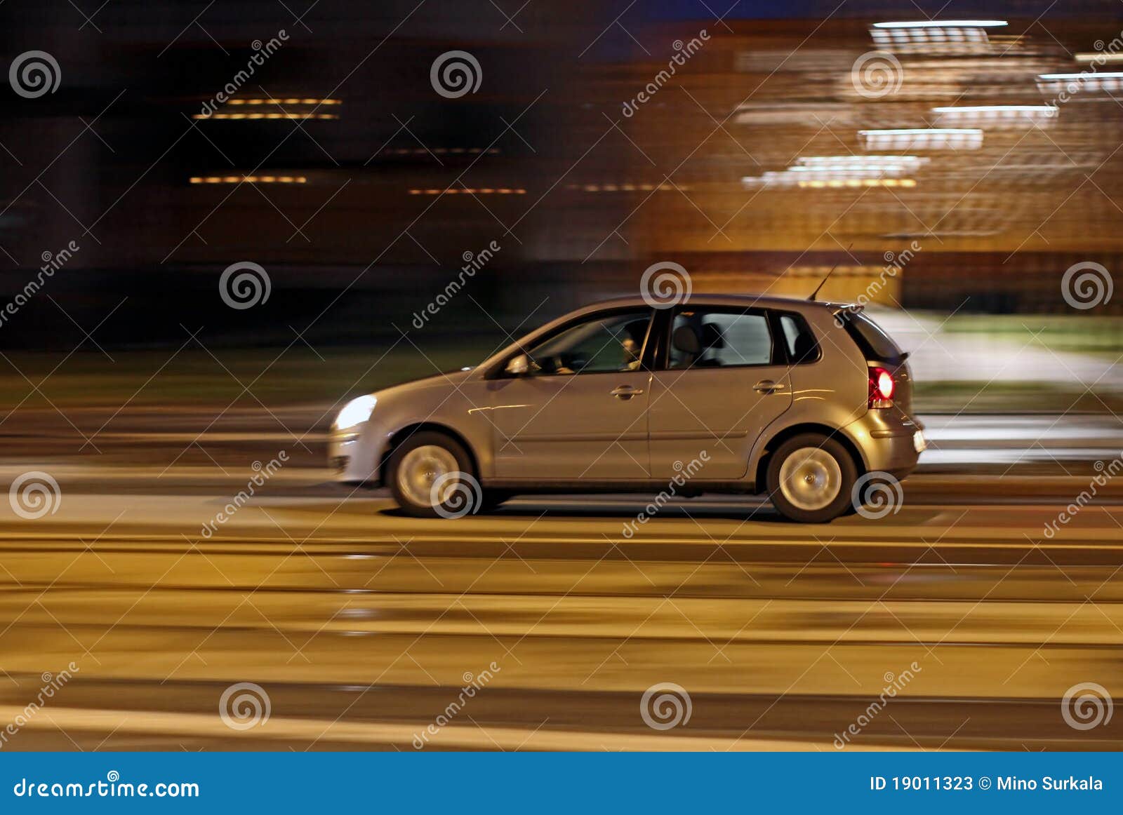 Fast moving car stock image. Image of drive, race, silver - 19011323