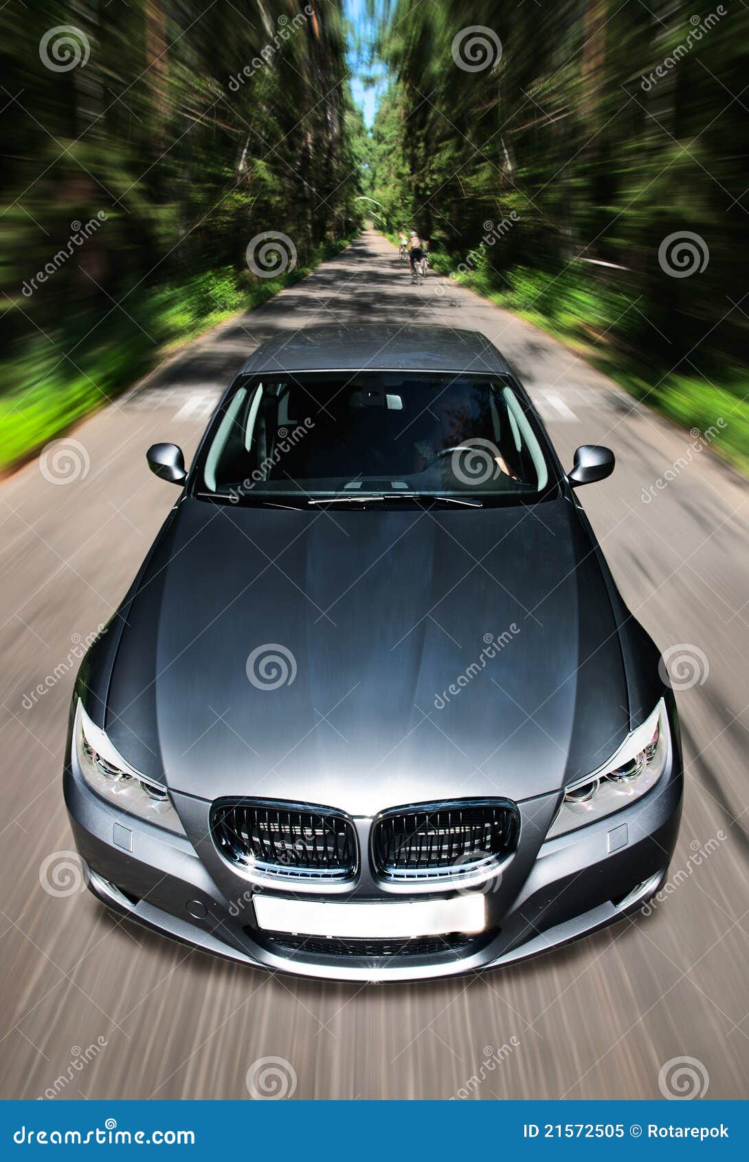 Fast moving car stock image. Image of transport, road - 21572505