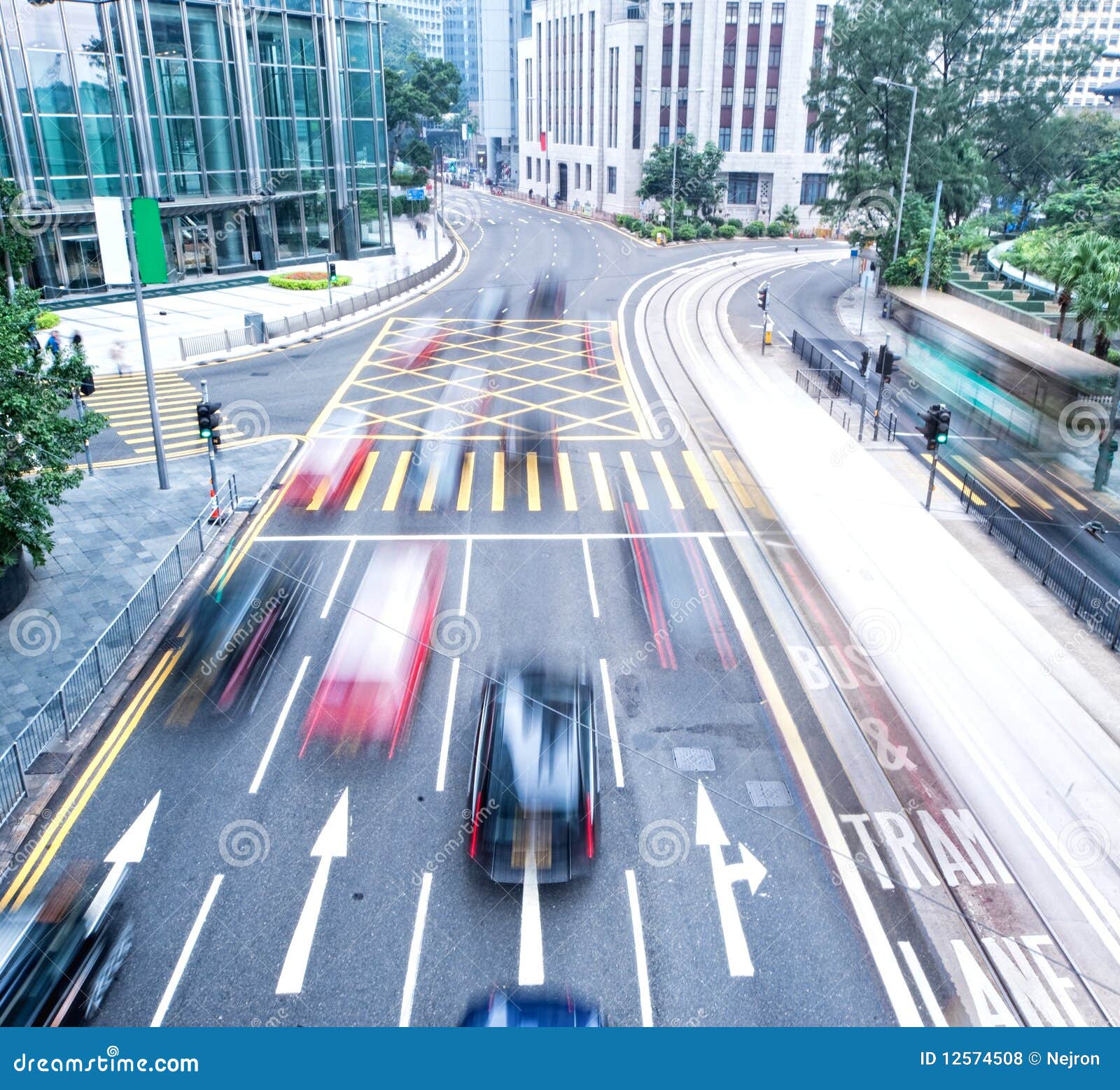 Fast moving cars stock photo. Image of fast, space, blurred - 12574508