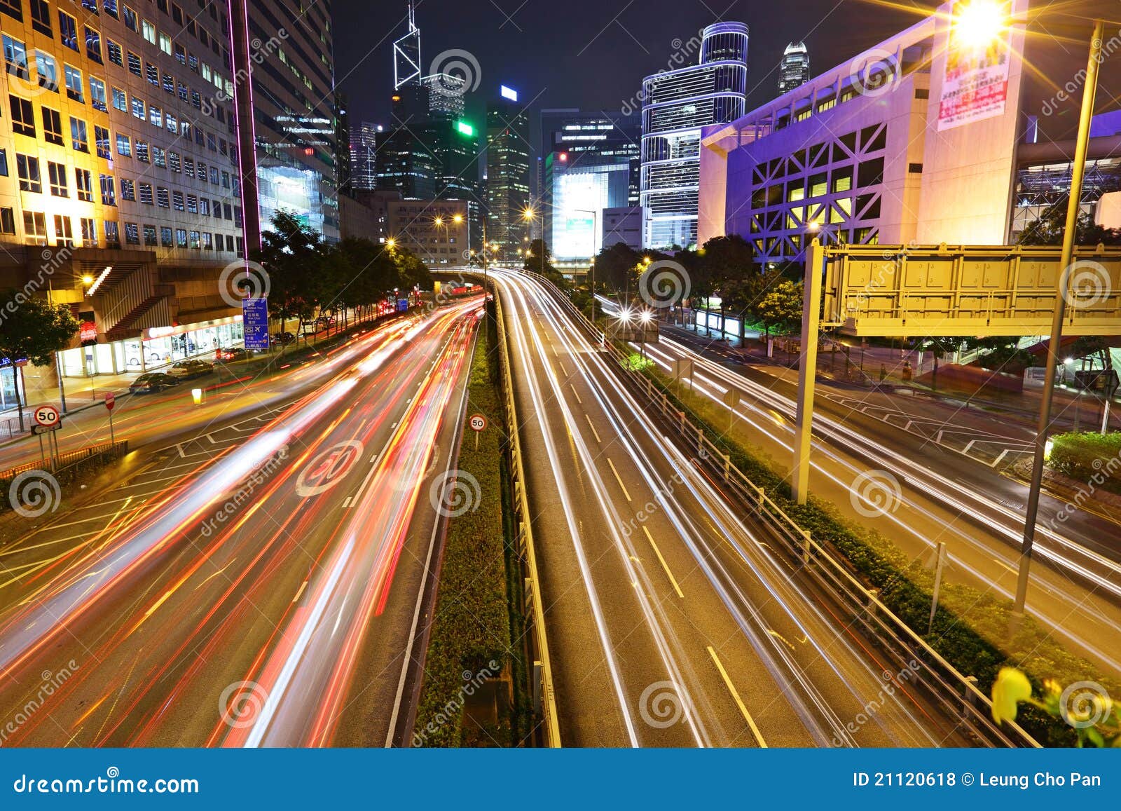 Fast moving cars at night stock photo. Image of outdoors - 21120618