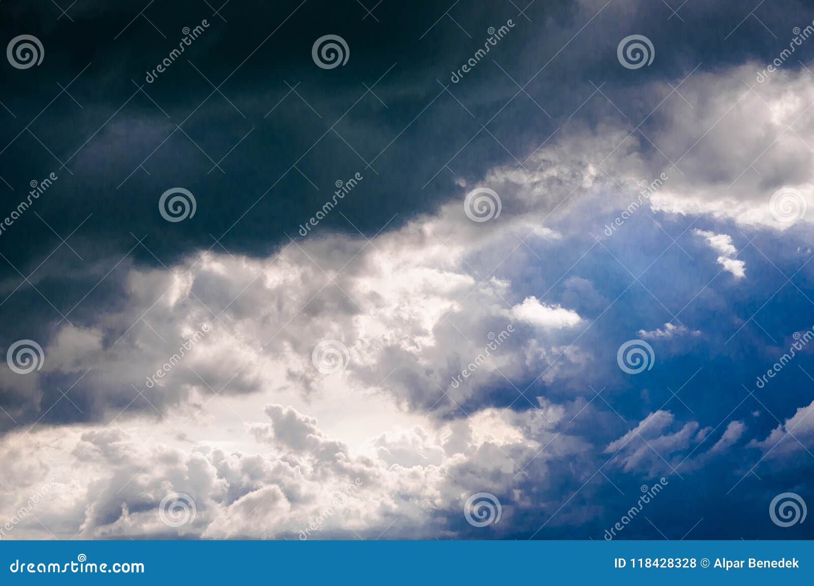 Fast Moving Dramatic Storm Clouds Stock Photo - Image of black, blue ...