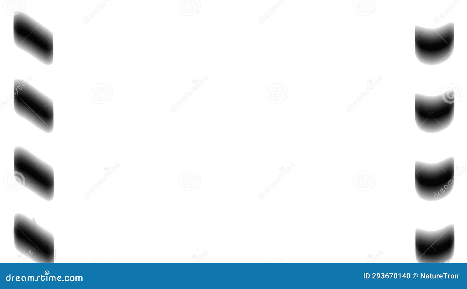 Fast-moving Frames on the Right and Left Side of the Screen on a White ...