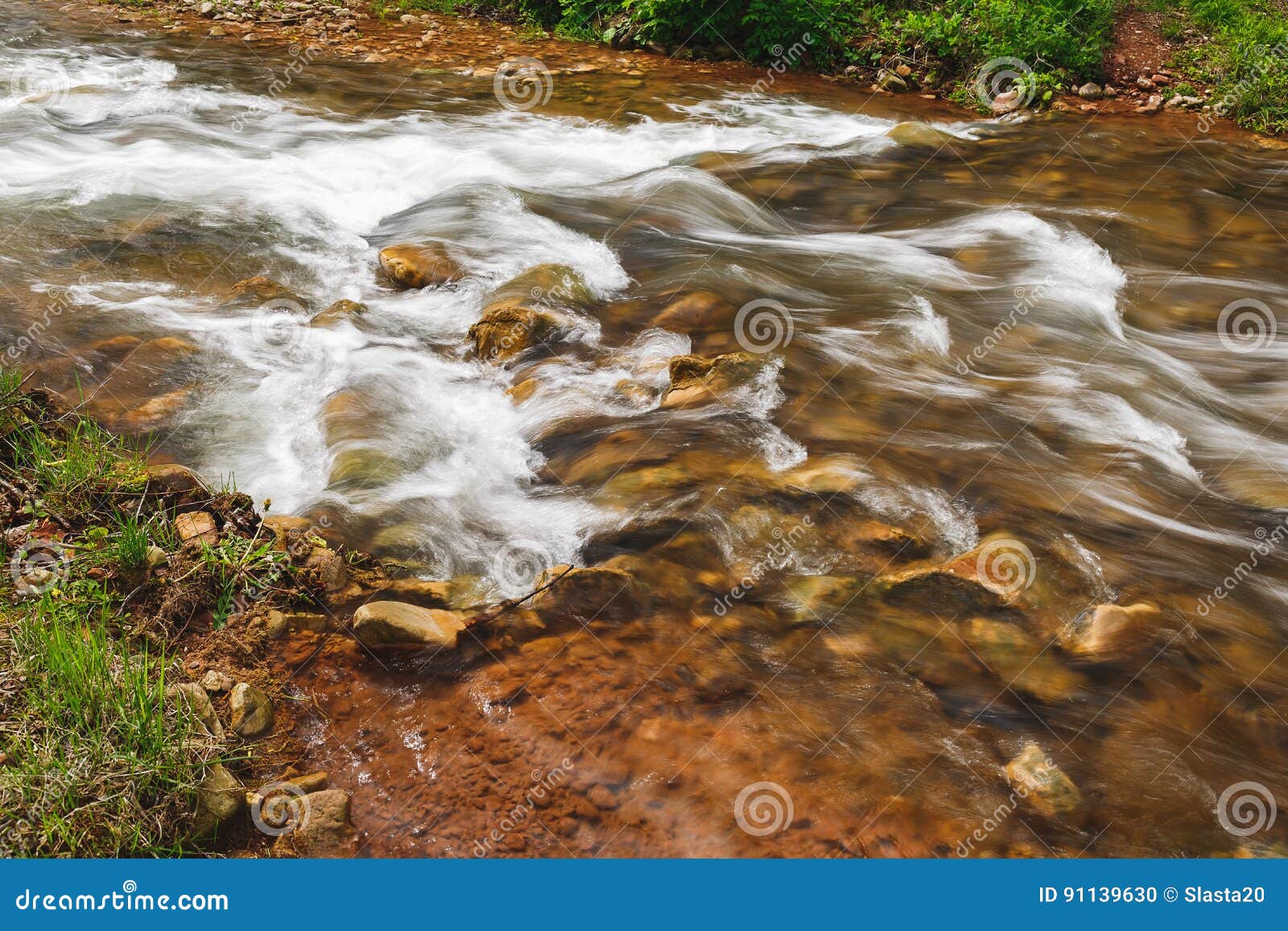 Fast Moving River Water, Close Up Stock Photo - Image of lush, culture ...