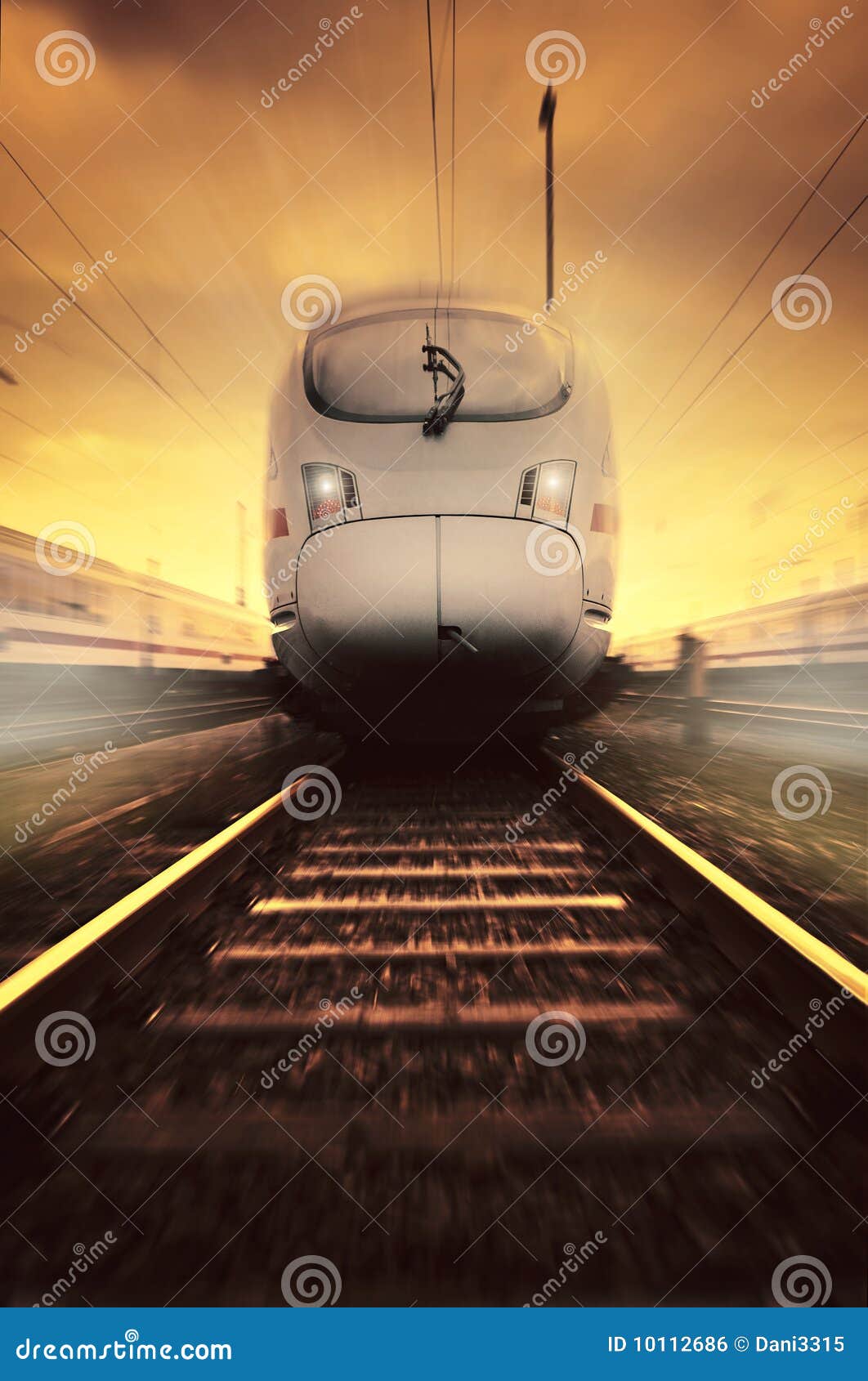 Fast moving train stock photo. Image of cargo, commuting - 10112686