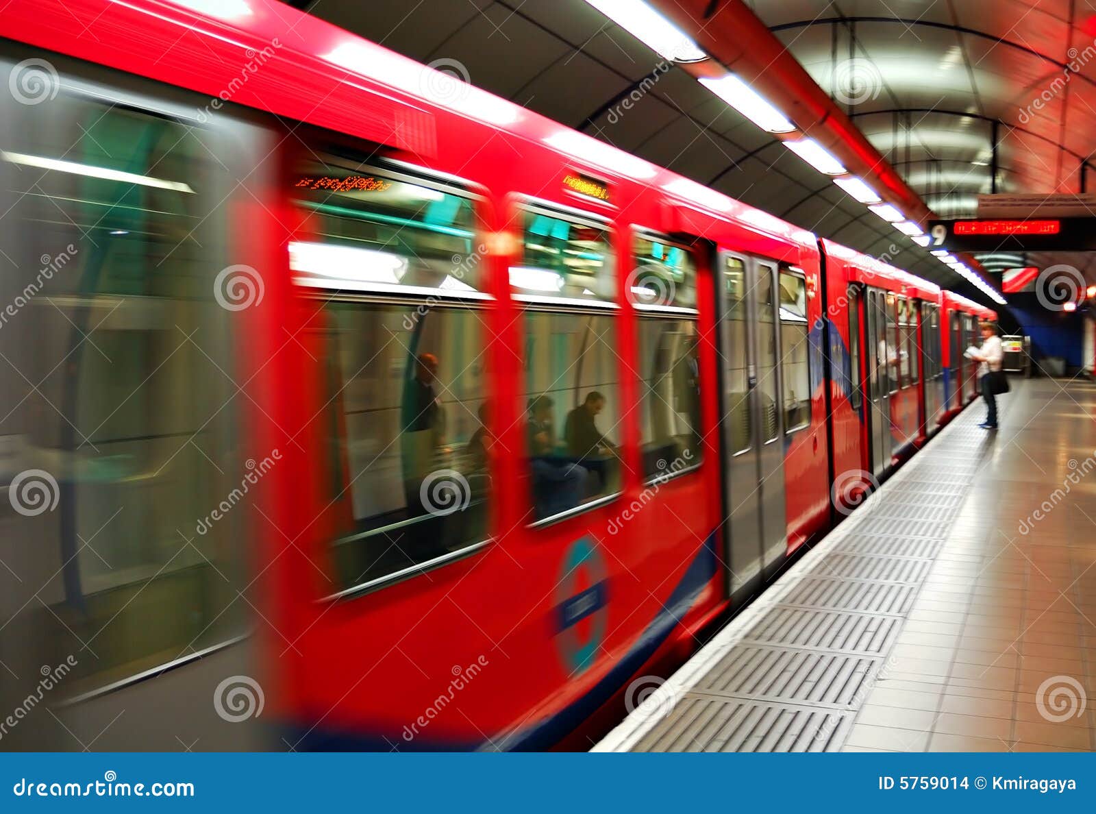 Fast moving train stock photo. Image of white, tube, trains - 5759014