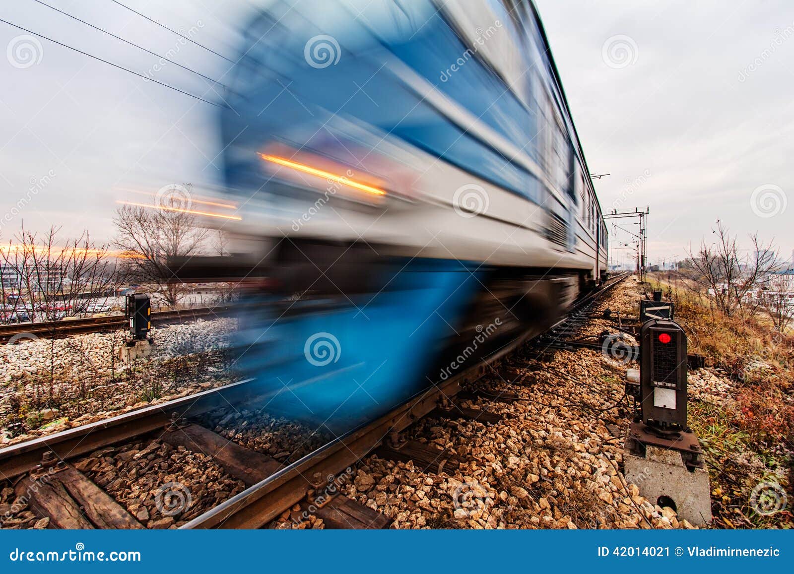 Fast moving train stock image. Image of move, passenger - 42014021