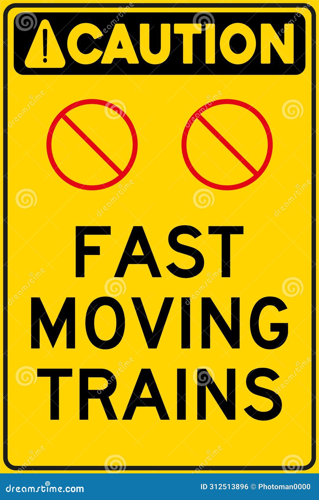 Fast moving trains sign stock vector. Illustration of symbol - 312513896