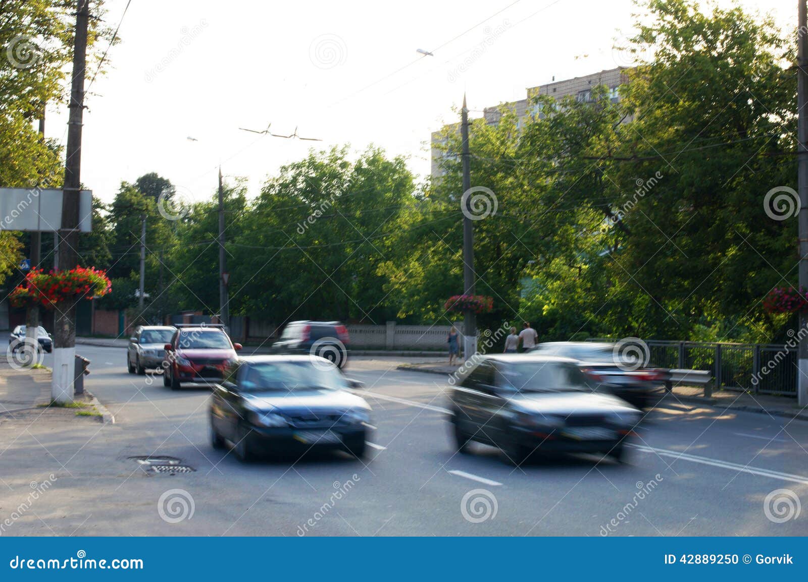 Fast-moving Vehicles on the Highway in the Streets Editorial Image ...