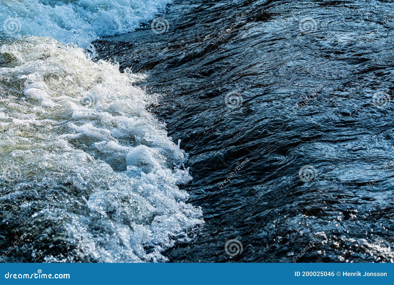 Fast Moving Water in a River Stock Photo - Image of blue, flow: 200025046