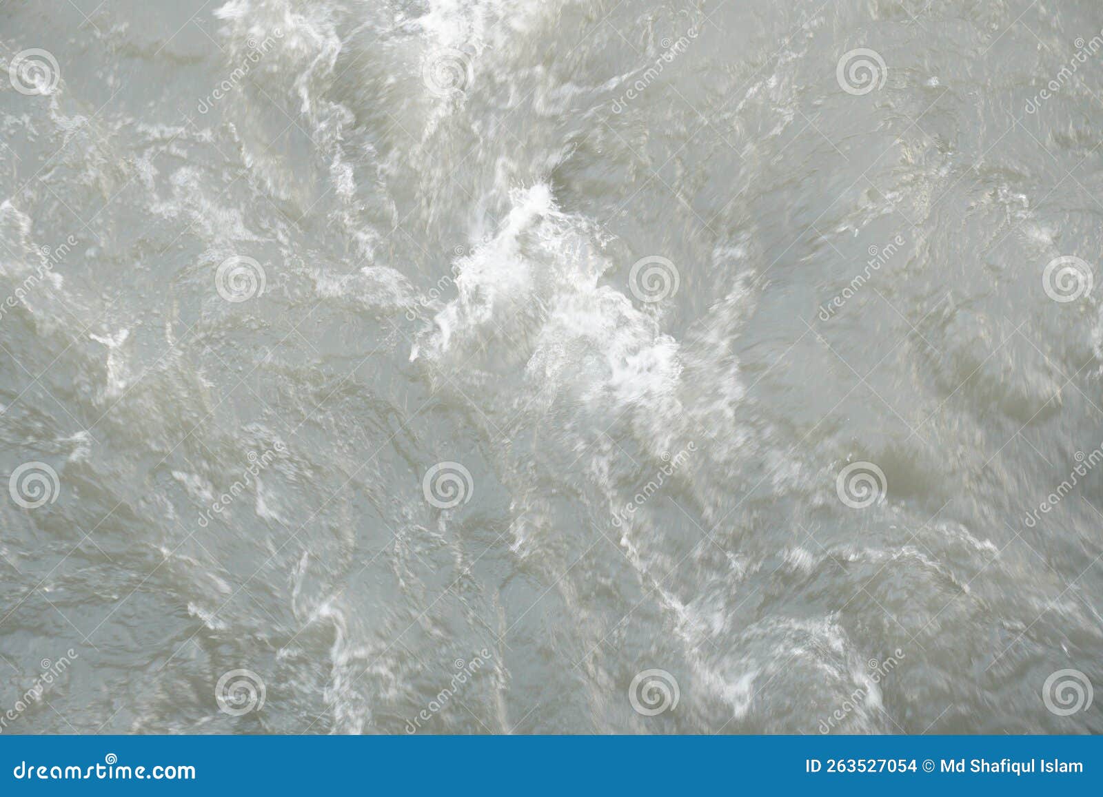 Fast Moving Whisky Water on Current Stream River Waves in the River ...