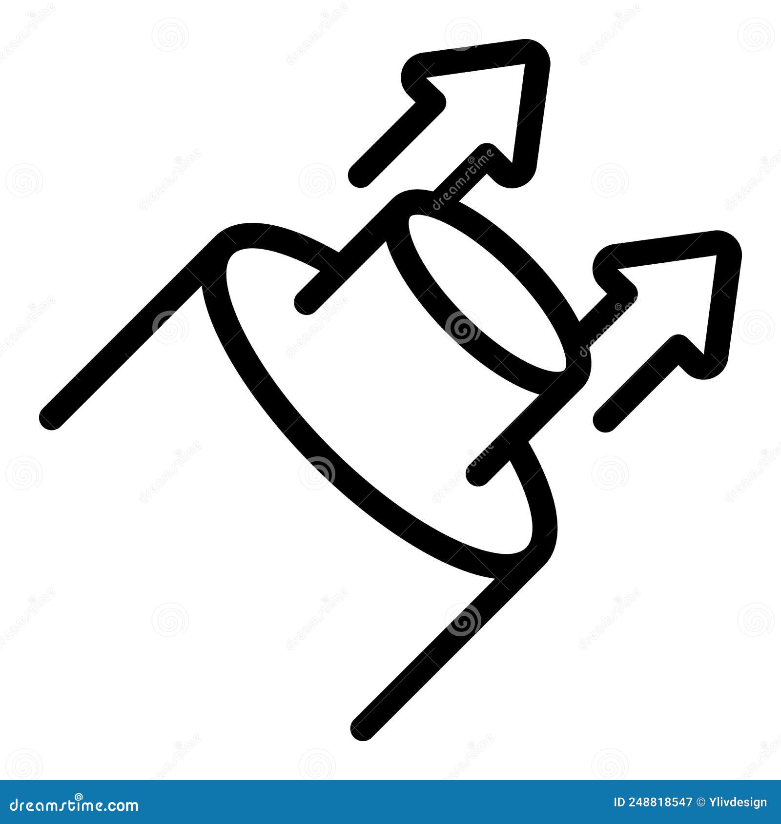 Fast Net Connect Icon Outline Vector. Fiber Optic Stock Vector ...