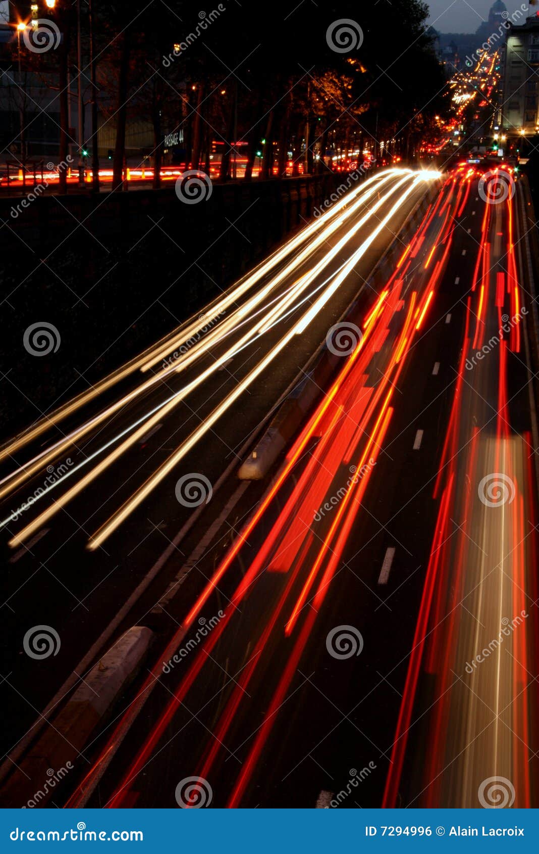 Fast night traffic stock photo. Image of dark, driving - 7294996