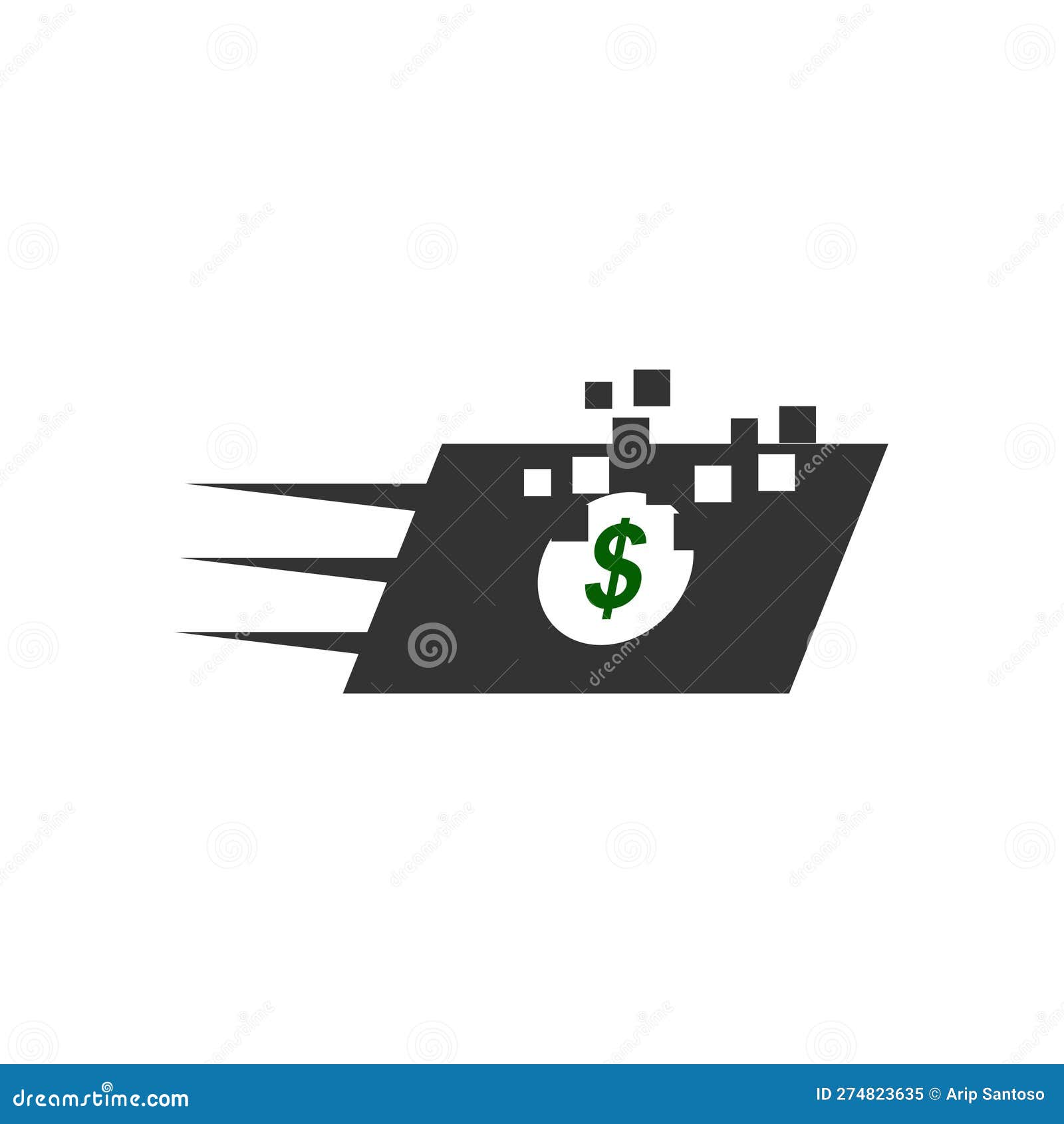 Fast Pay Digital Logo Template. Icon Illustration Brand Identity ...