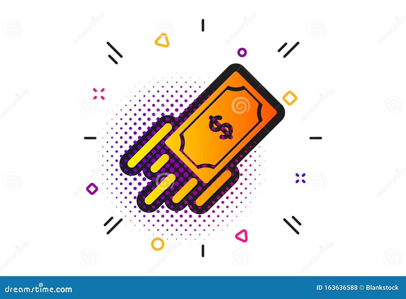 Fast Payment Icon. Dollar Exchange Sign. Vector Stock Vector ...